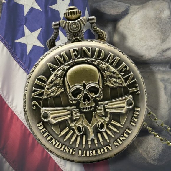 Accessories | 2nd Amendment Pocket Watch Freedom Liberty Gift America ...